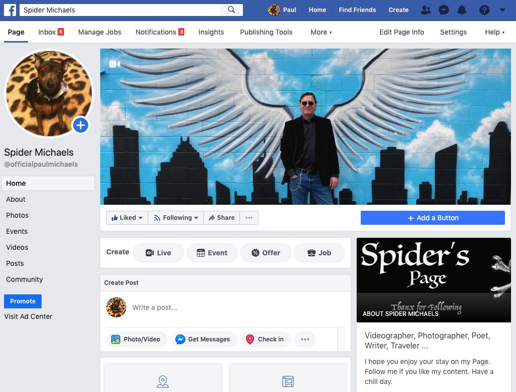 FaceBook | Spider Michaels